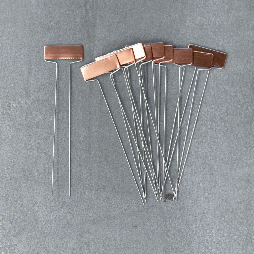 Copper Plant Label With Stand, Pack of 10 - Odgers and McClelland ...
